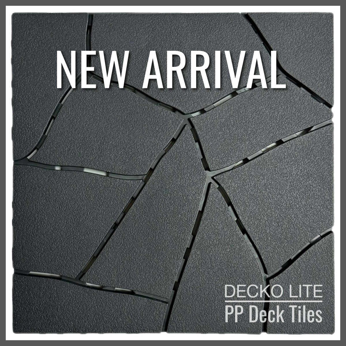 DECKO Premium Tiles - CHARCOAL (One Piece) — DECKO Hungary